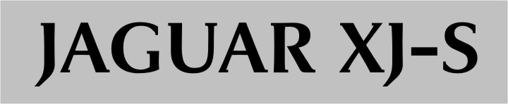 HighgateHouse Decals for Jaguar XJ-S Series